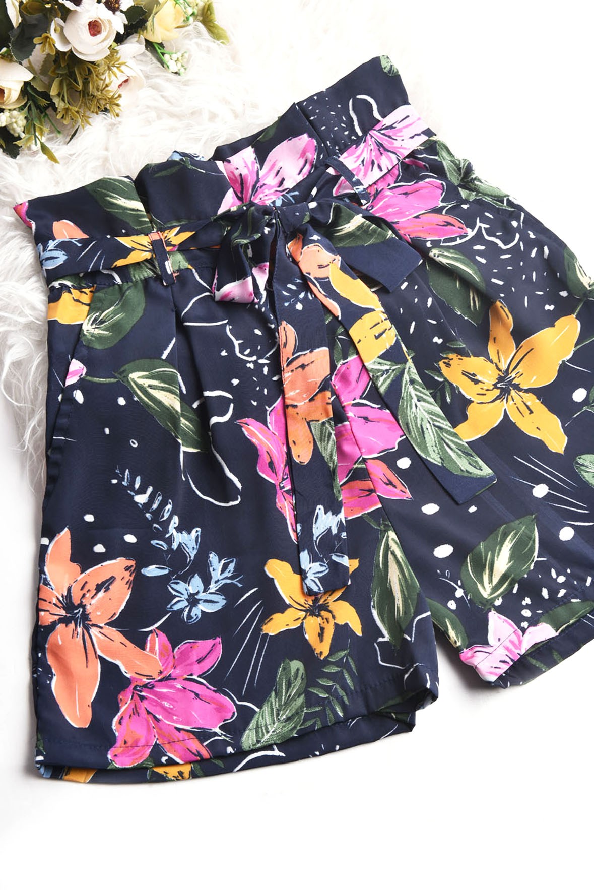 Multi Floral Printed Shorts - Street Style Store